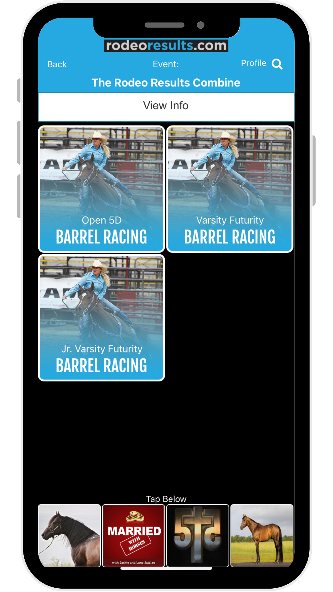 Rodeo Results Software - Home