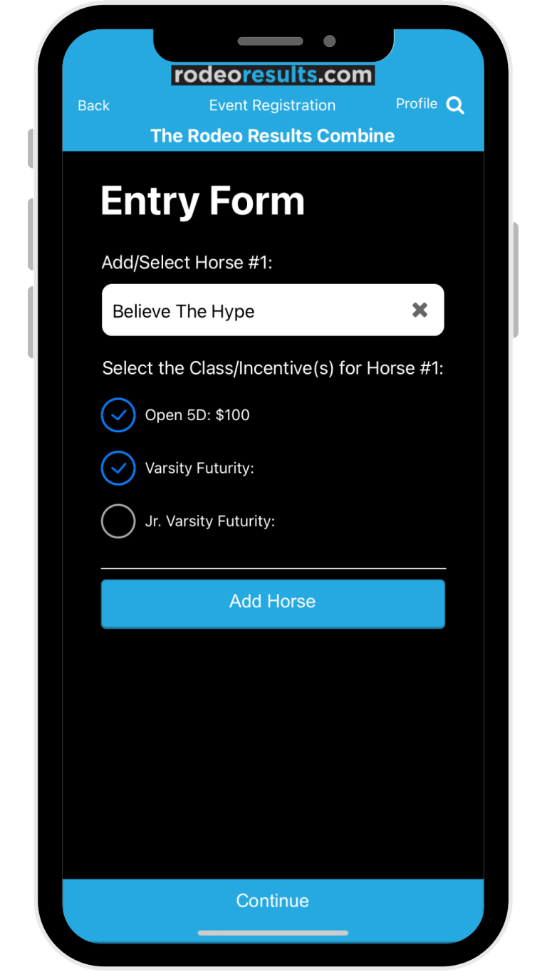 Rodeo Results Software - Home